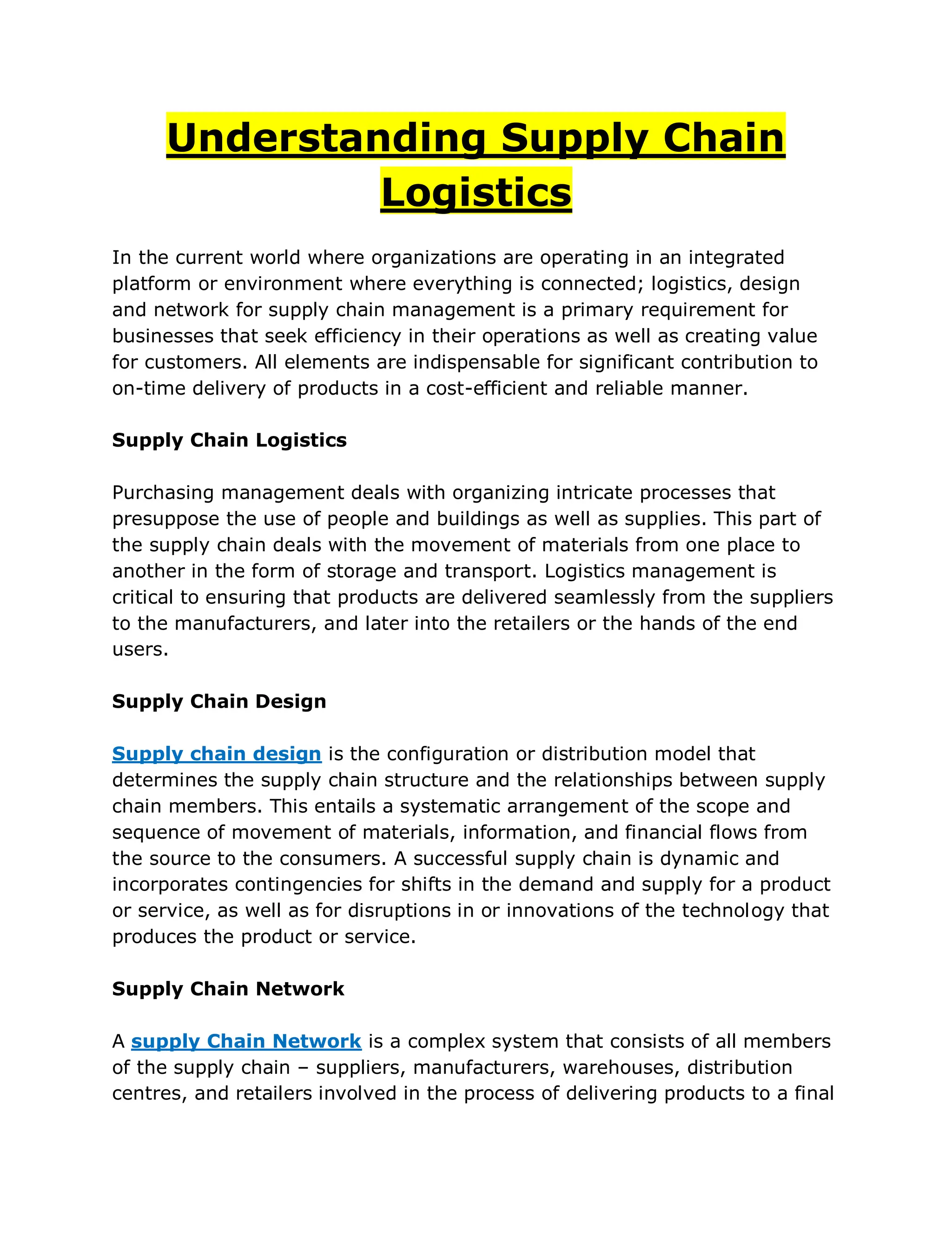 Understanding Supply Chain Logistics.pdf