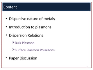 Understanding Surface Plasmonics in detail.pptx