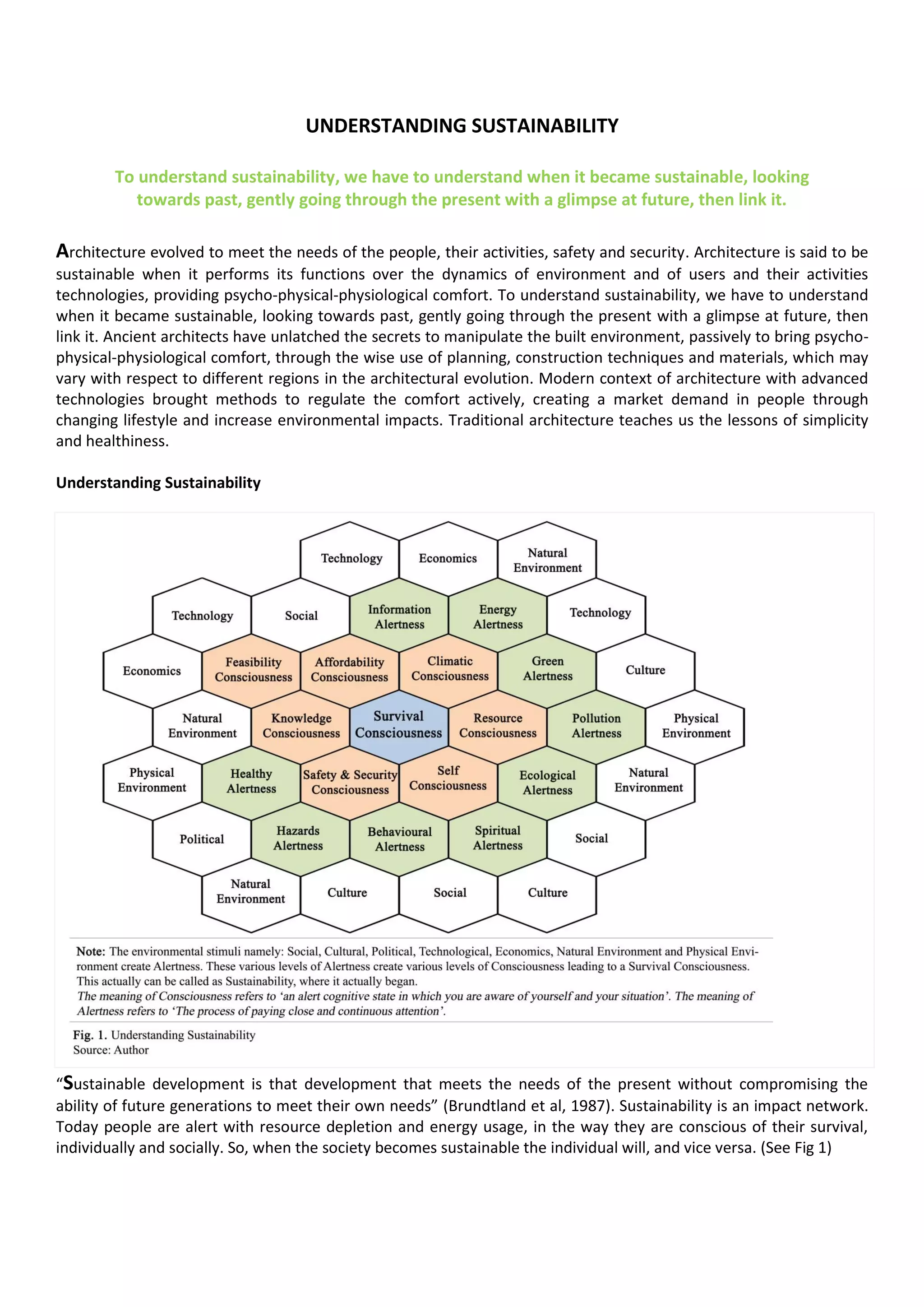 Understanding Sustainability | PDF
