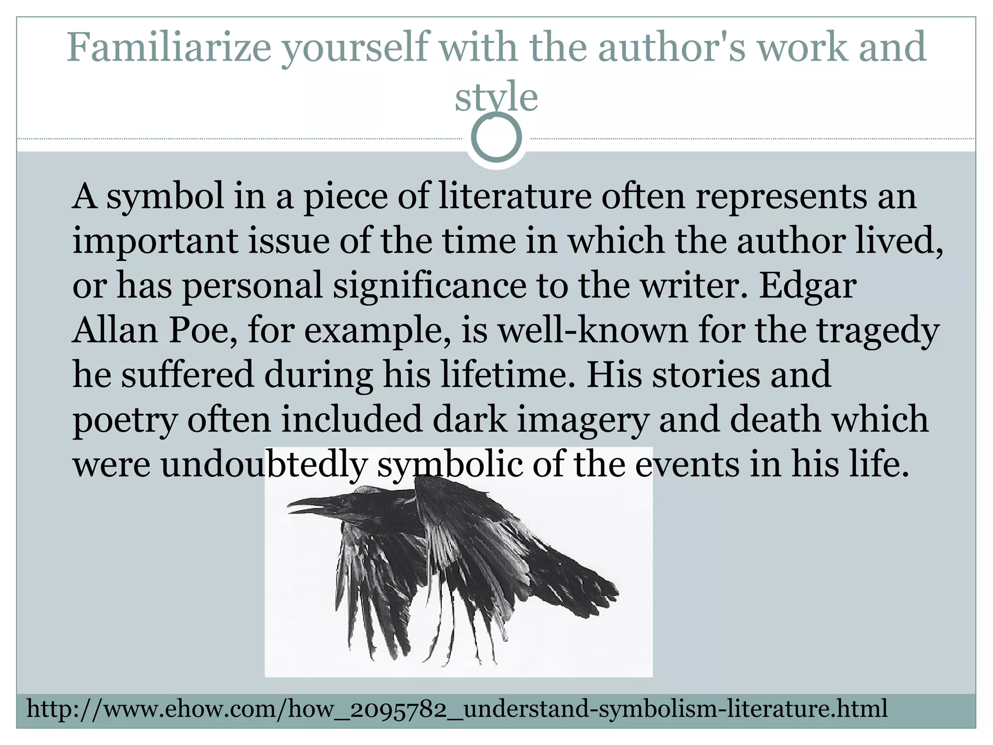 Understanding Symbolism | PPT