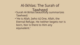 Understanding Tawheed The Oneness of Allah.pptx