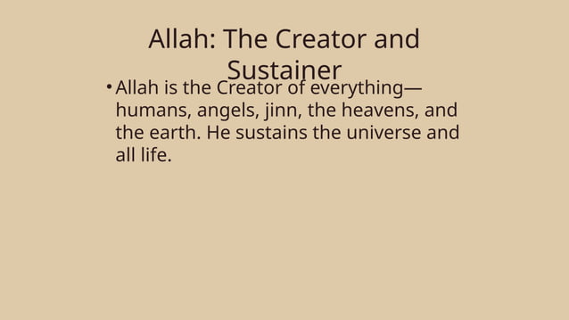 Understanding Tawheed The Oneness of Allah.pptx
