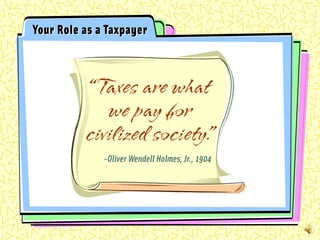 Understanding taxes narrated | PPS