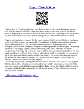 Understanding Taxes Worksheet | PDF