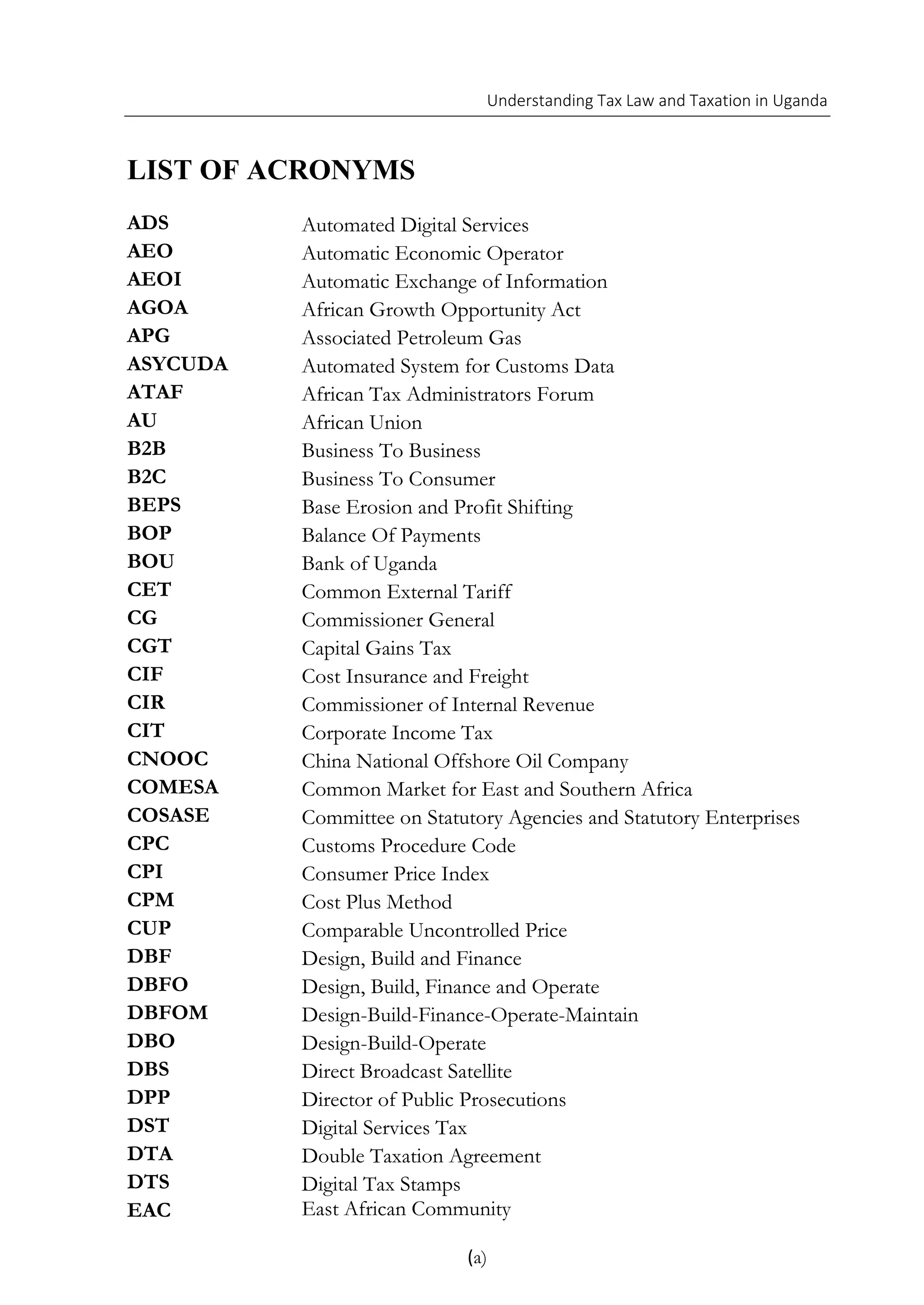 Understanding Tax Law & Taxation in Uganda - Rules, Principles & Practice | PDF