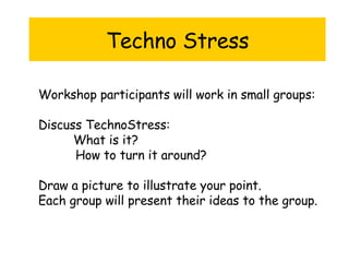 Understanding Techno Stress | PPT | Dance and Electronic Music | Music