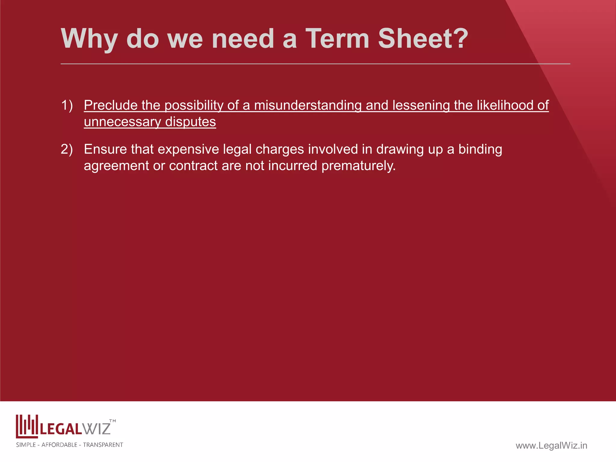 Understanding Term Sheet | PPTX