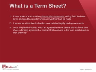 Understanding Term Sheet | PPTX