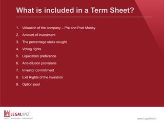 Understanding Term Sheet | PPTX