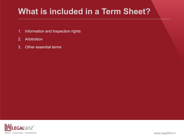 Understanding Term Sheet | PPTX