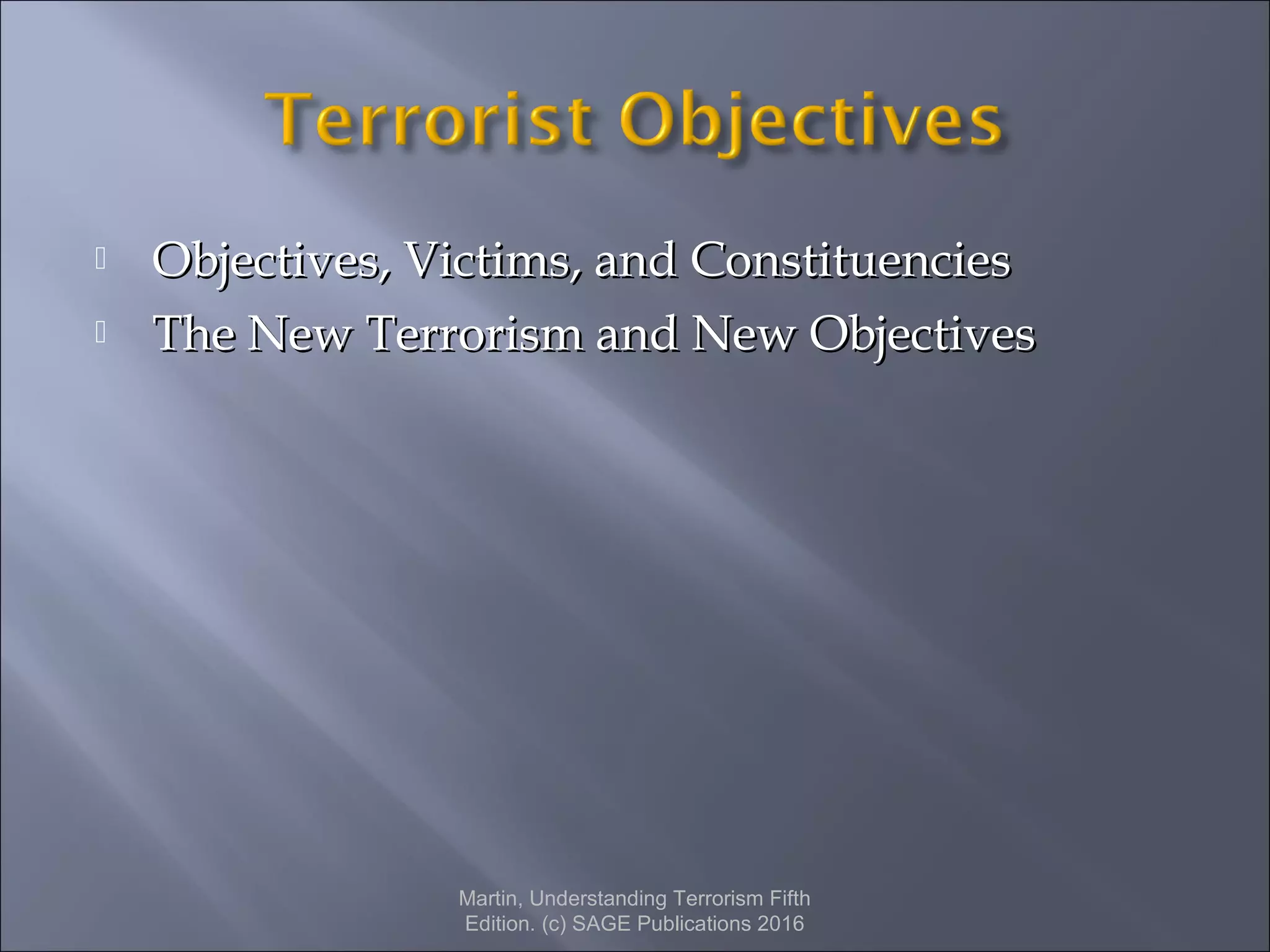 Understanding terror 5e ch 10 | PPT