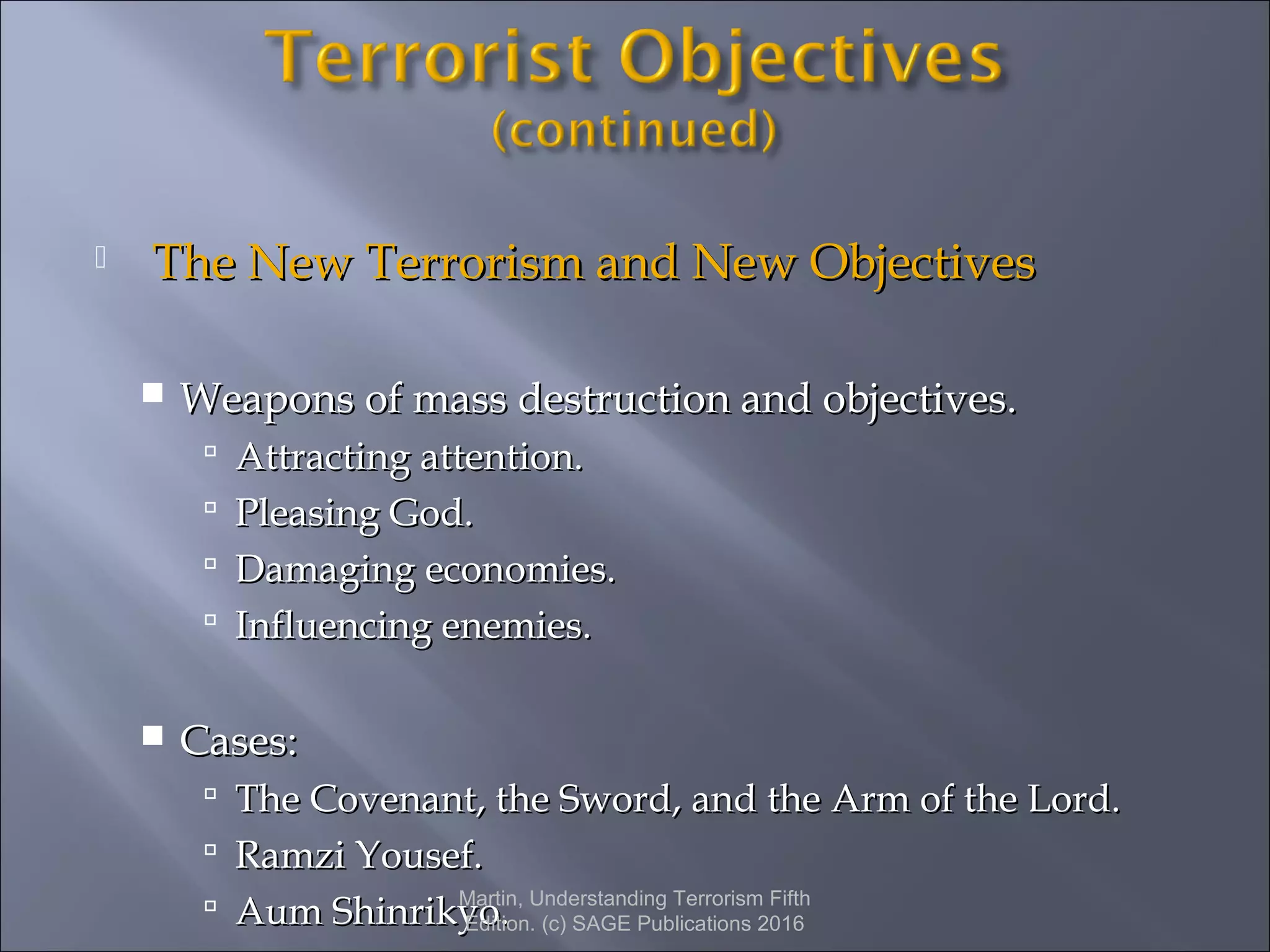 Understanding terror 5e ch 10 | PPT