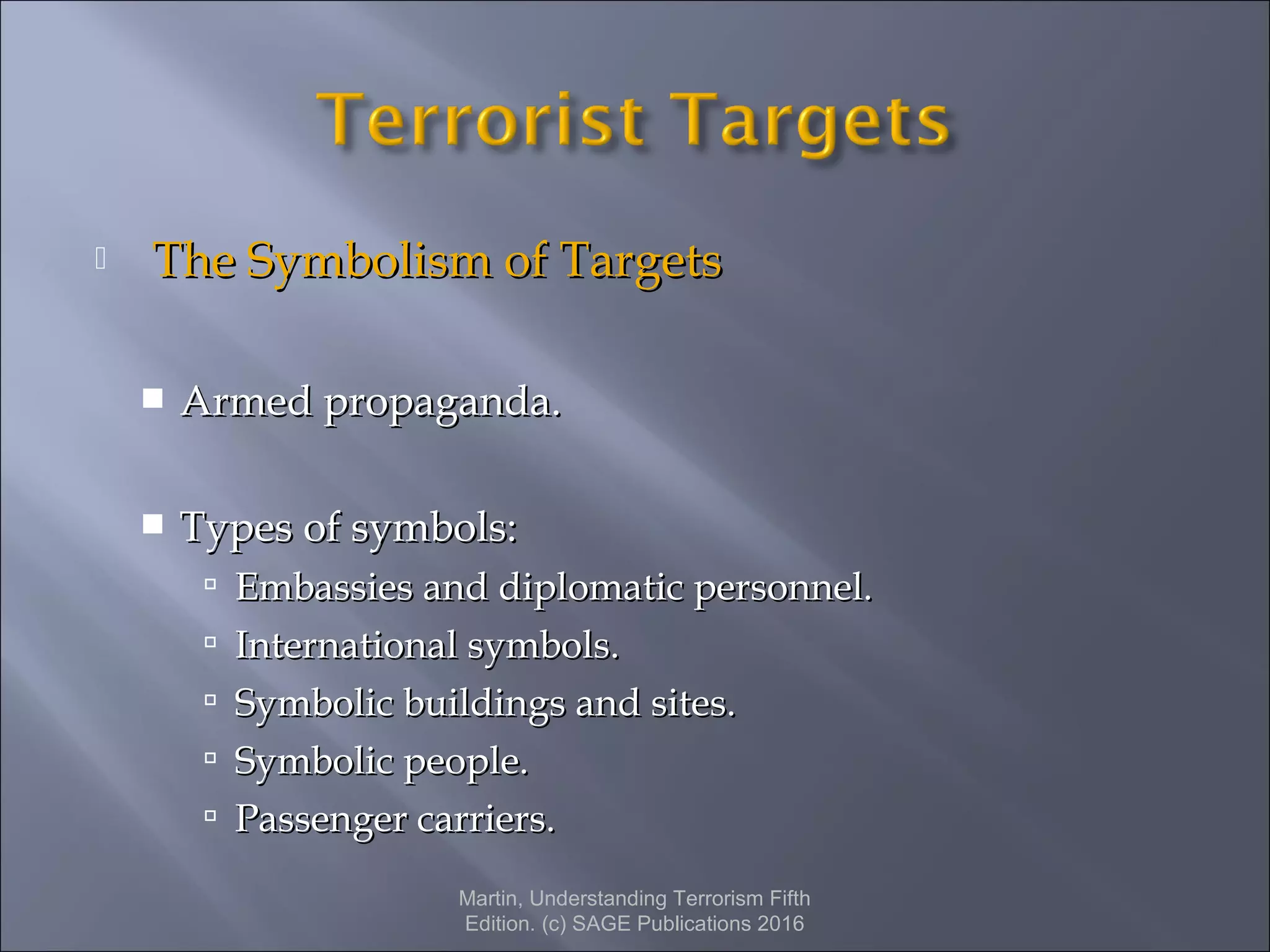 Understanding terror 5e ch 10 | PPT