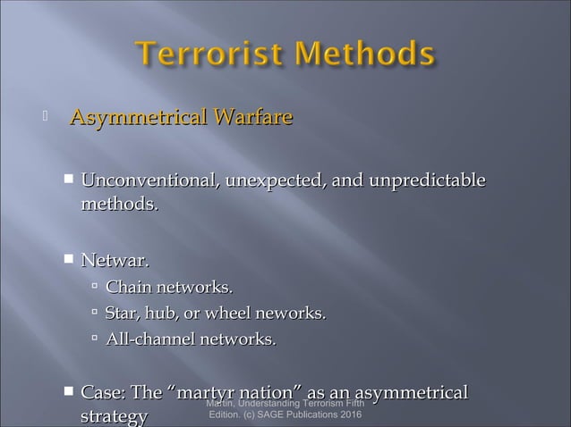 Understanding terror 5e ch 10 | PPT