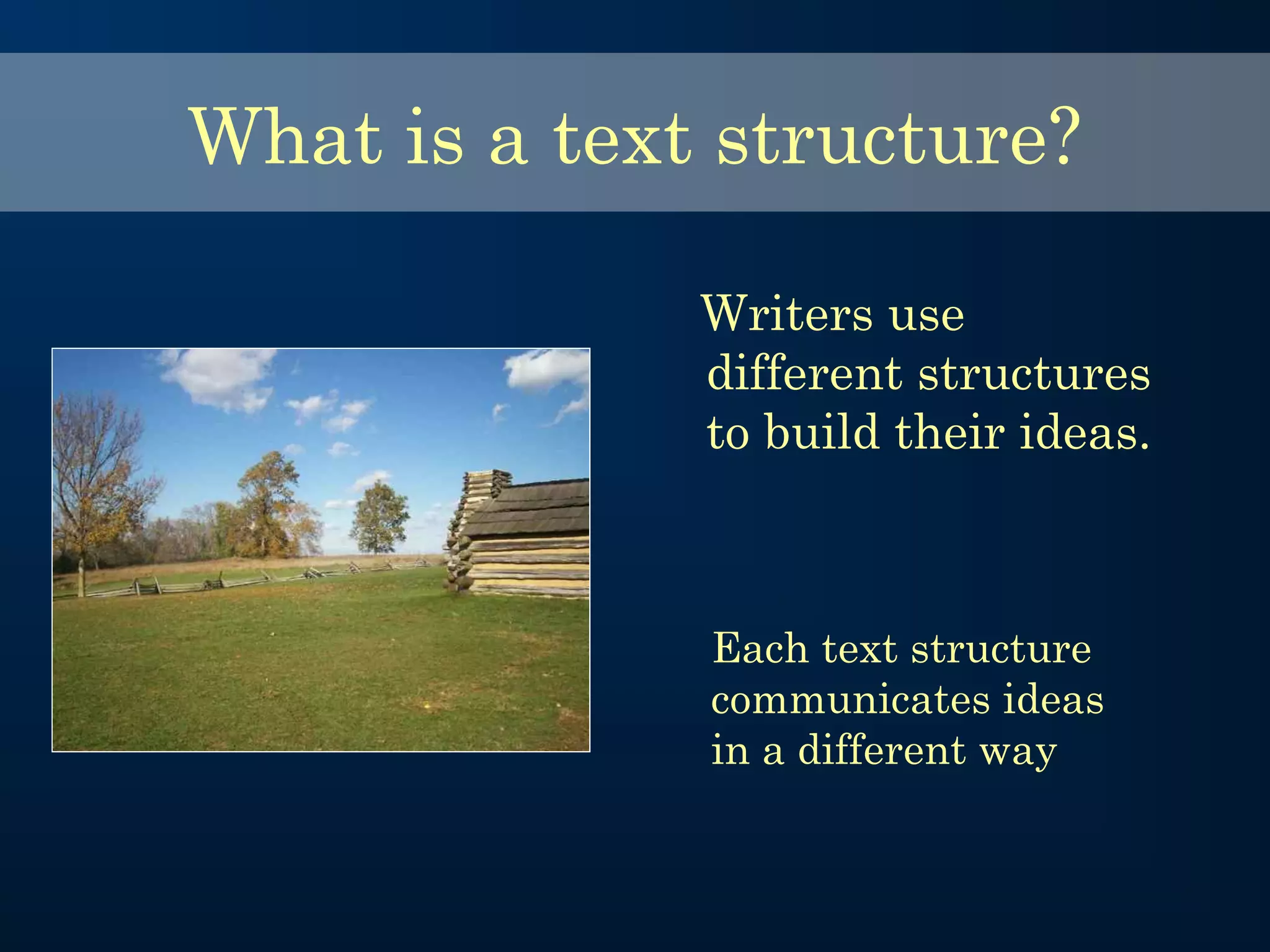 Understanding Text Structure | PPT