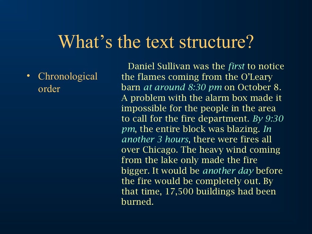 Understanding Text Structure