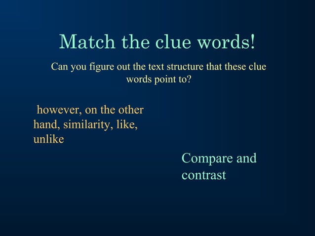 Understanding Text Structure | PPT