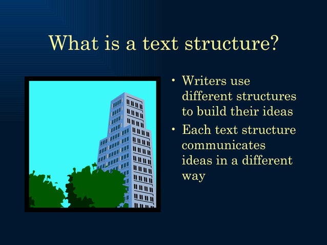 Understandingtextstructures | PPT