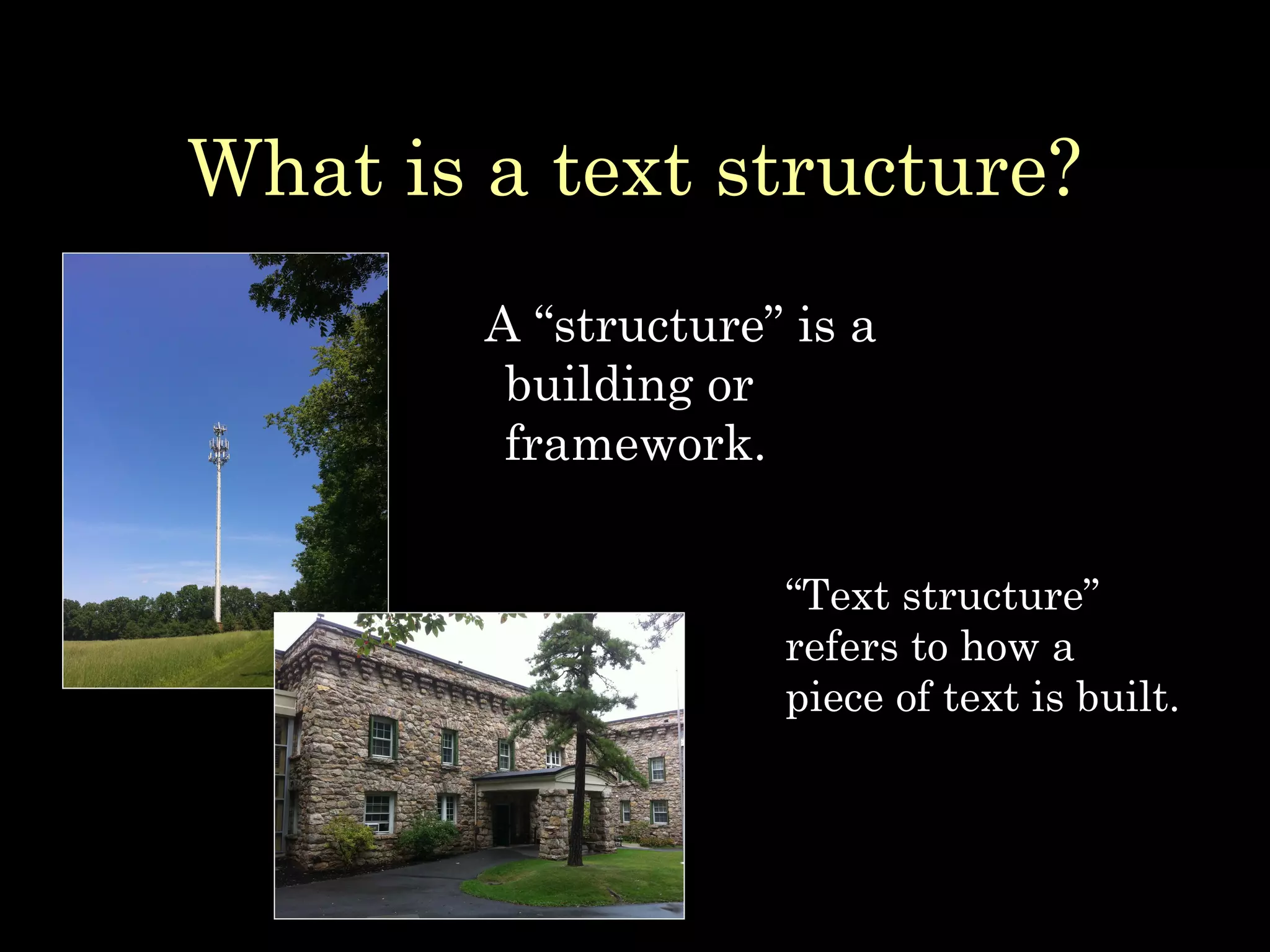 Understanding text structures | PPT