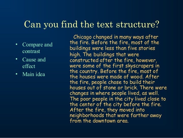 Understanding Text Structures