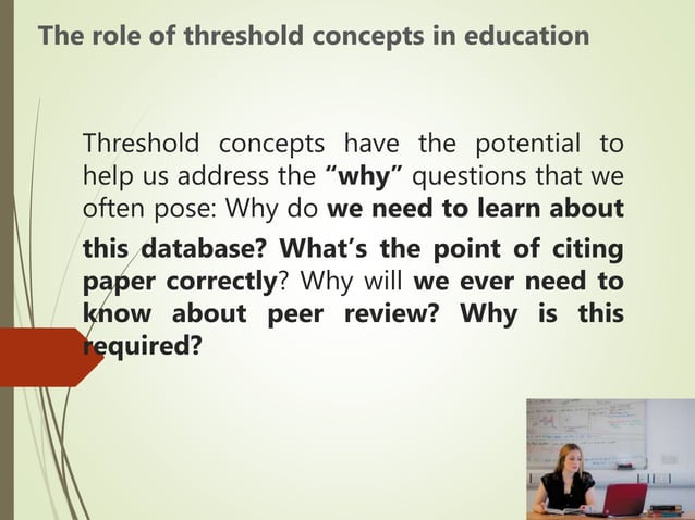 Understanding the ACRL Framework for Information Literacy: Applying the ...