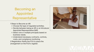Understanding the Appointed Representative Regime A Guide for Financial ...