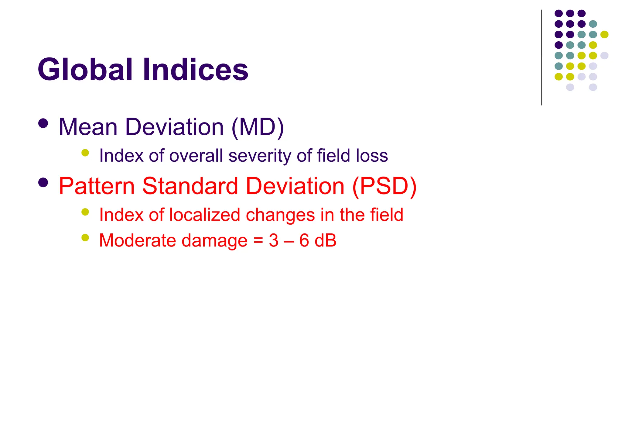 Understanding the automated perimetry printout in Visual Field.pptx