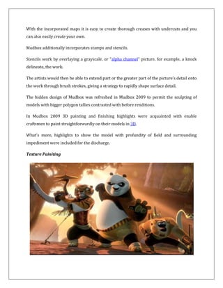 Understanding The Background Of Mudbox | PDF