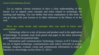 Understanding the basic concepts in ict | PPTX
