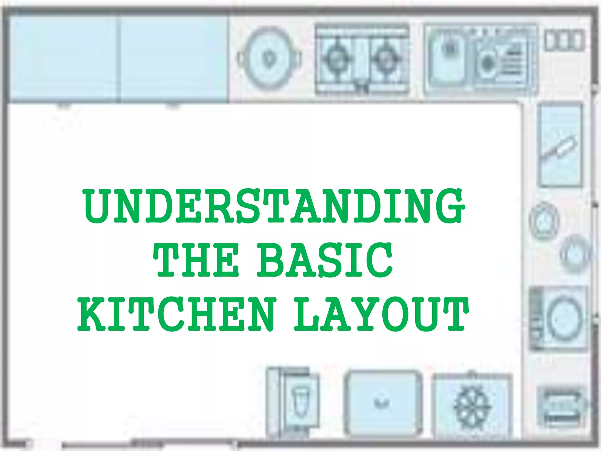Understanding the basic kitchen layout | PPTX