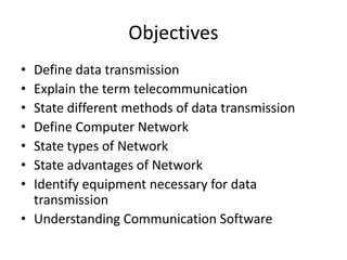 Introduction to Computer Network | PPT