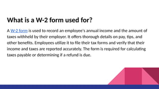 Understanding the Basics of Form W-2.pptx