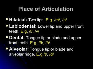 Understandingthebasicsofpronunciation | PPT