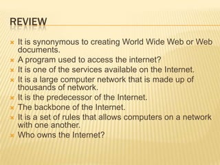 Understanding the basics of web design 2 | PPTX