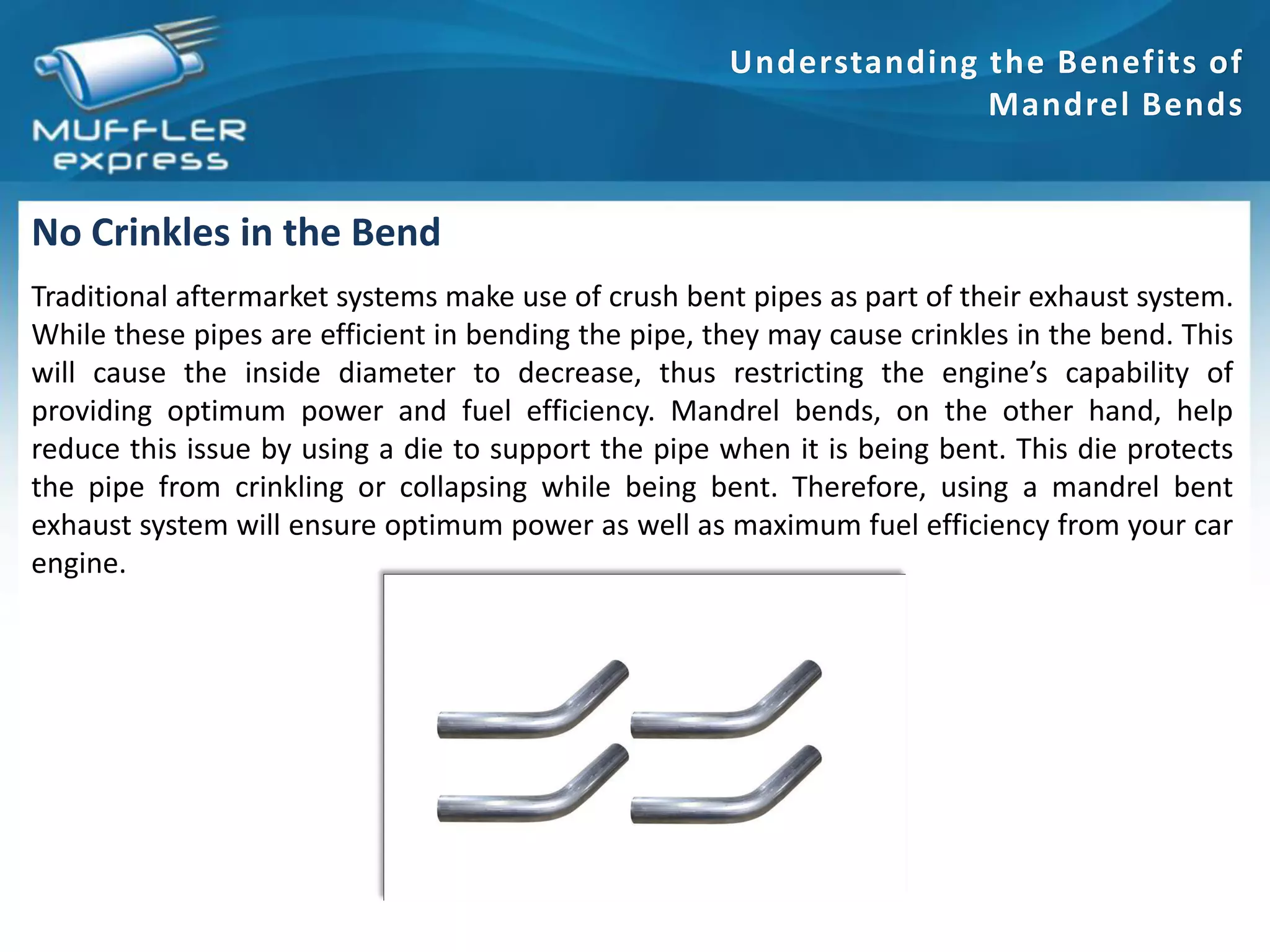Understanding the Benefits of Mandrel Bends | PDF