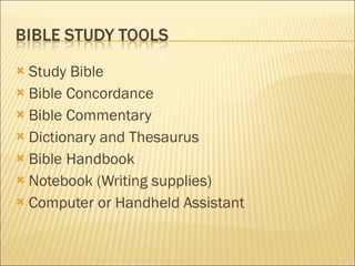 Understanding the Bible Session 2 | PPT