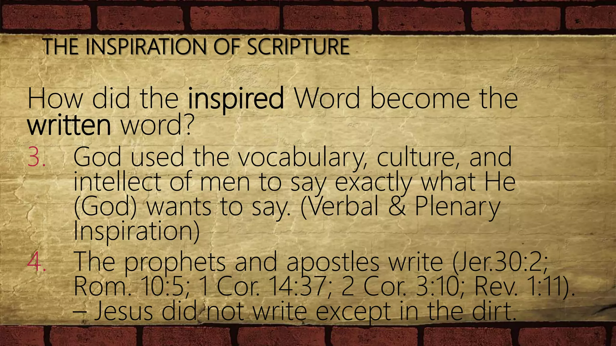 Understanding The Bible Session 1 Pptx