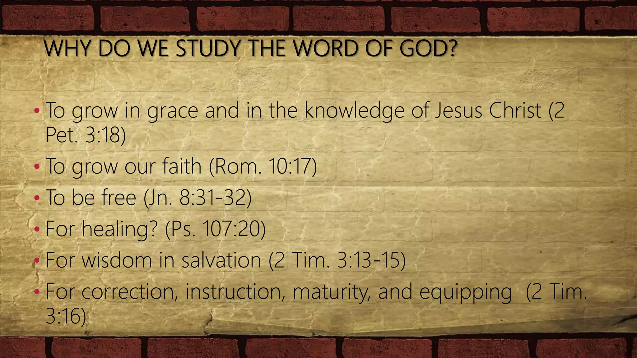 Understanding the bible session 1 | PPTX
