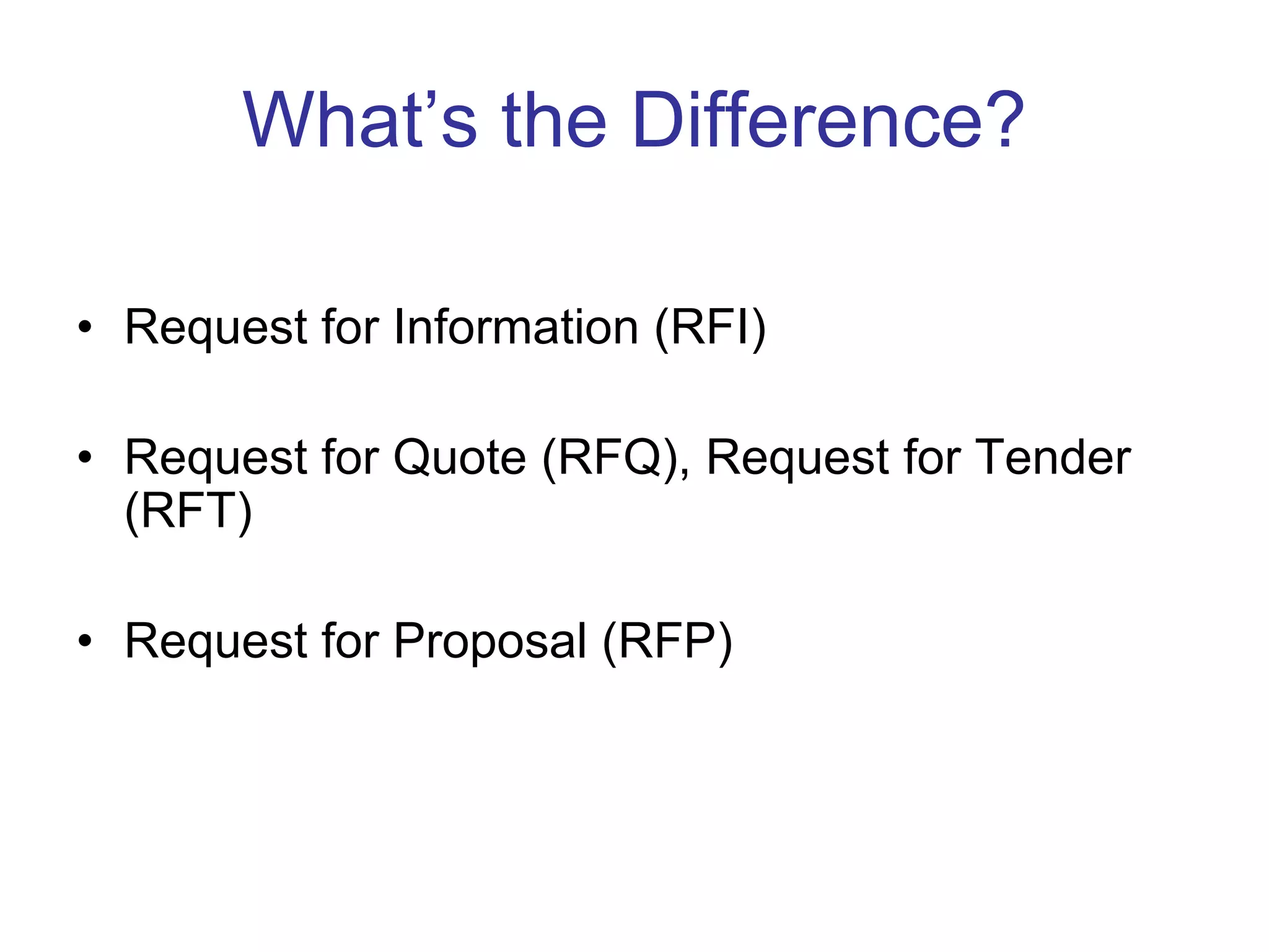 Understanding the Bid and RFP Process to Win Contracts | PPTX