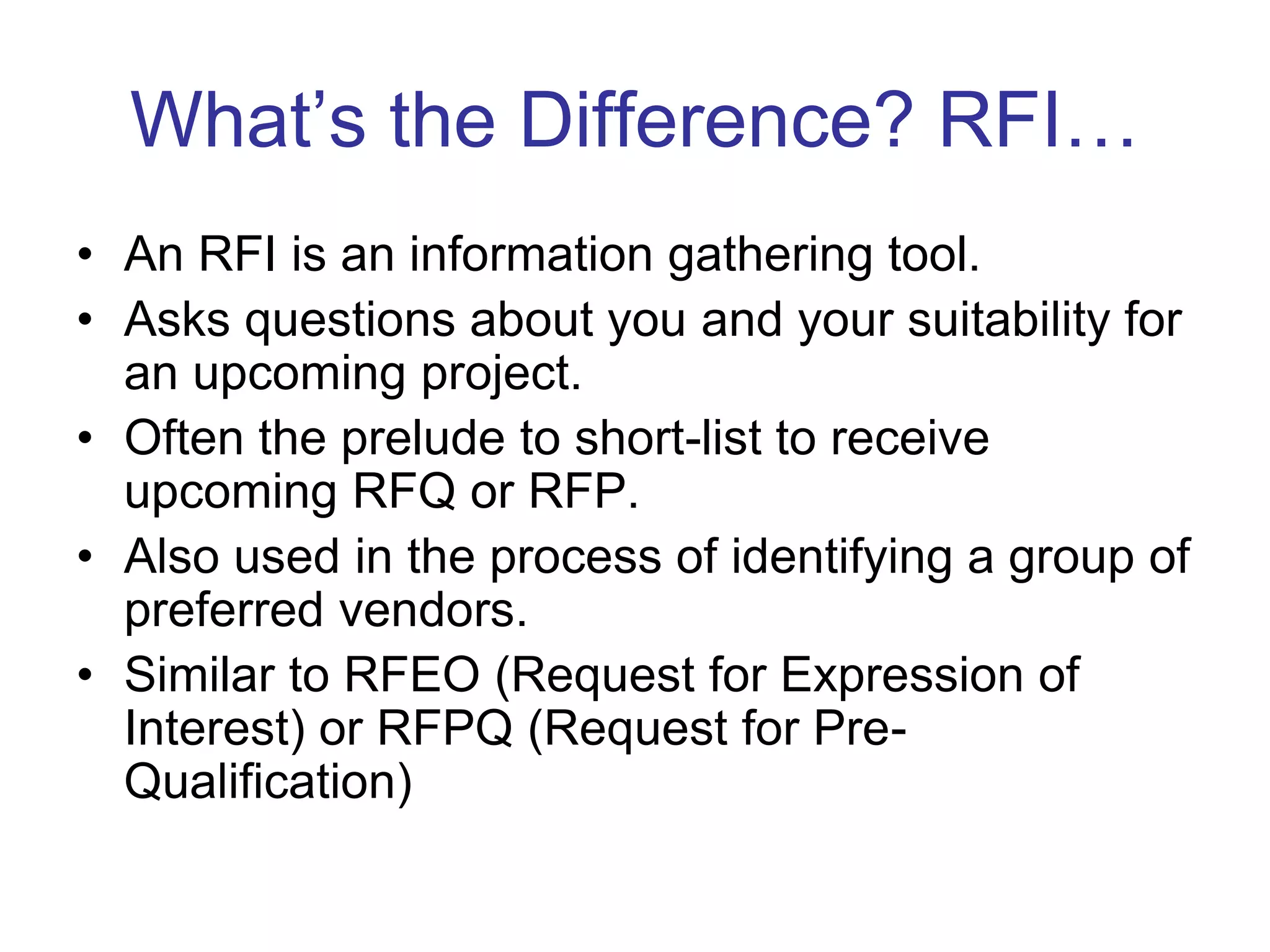 Understanding the Bid and RFP Process to Win Contracts | PPTX