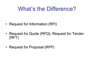 Understanding the Bid and RFP Process to Win Contracts | PPTX