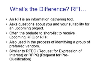 Understanding the Bid and RFP Process to Win Contracts | PPTX