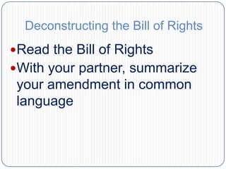 Understanding the Bill of Rights | PPTX