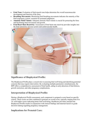 Biophysical Profile (BPP): Components, Significance, Interpretation ...
