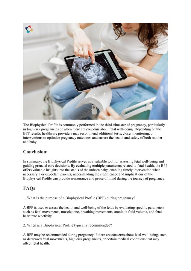 Biophysical Profile (BPP): Components, Significance, Interpretation ...