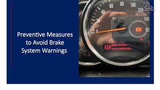 Understanding the Brake System Warning in a MINI Cooper Causes and What ...