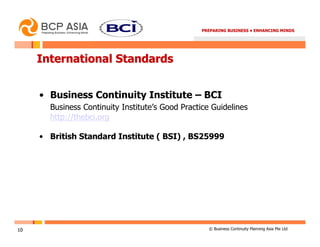 Understanding The Business Continuity Management Expectations And Good ...