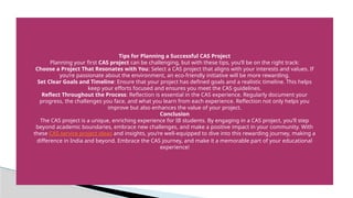 Understanding the CAS Project Concept - A Guide for First-Timers in ...