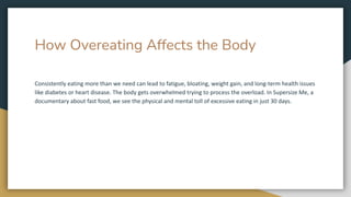 Understanding the Causes and Effects of Overeating in Daily Life | PDF