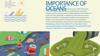 Understanding the Causes of Water Pollution A Comprehensive Overview of ...